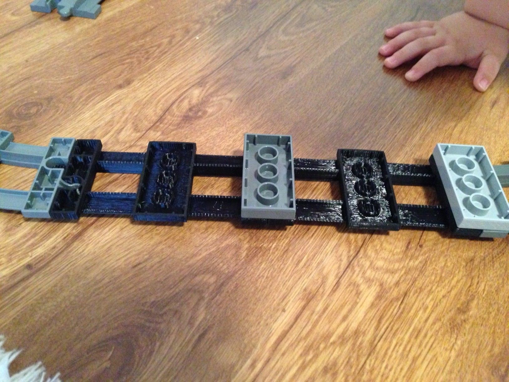 LEGO Duplo Short Straight Rail Track 3D model 3D printable | CGTrader