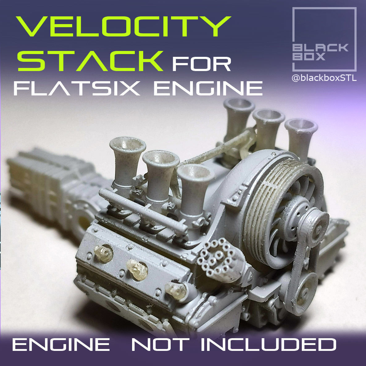 Velocity Stack for Flat six ENGINE 1-24th 3D model 3D printable | CGTrader