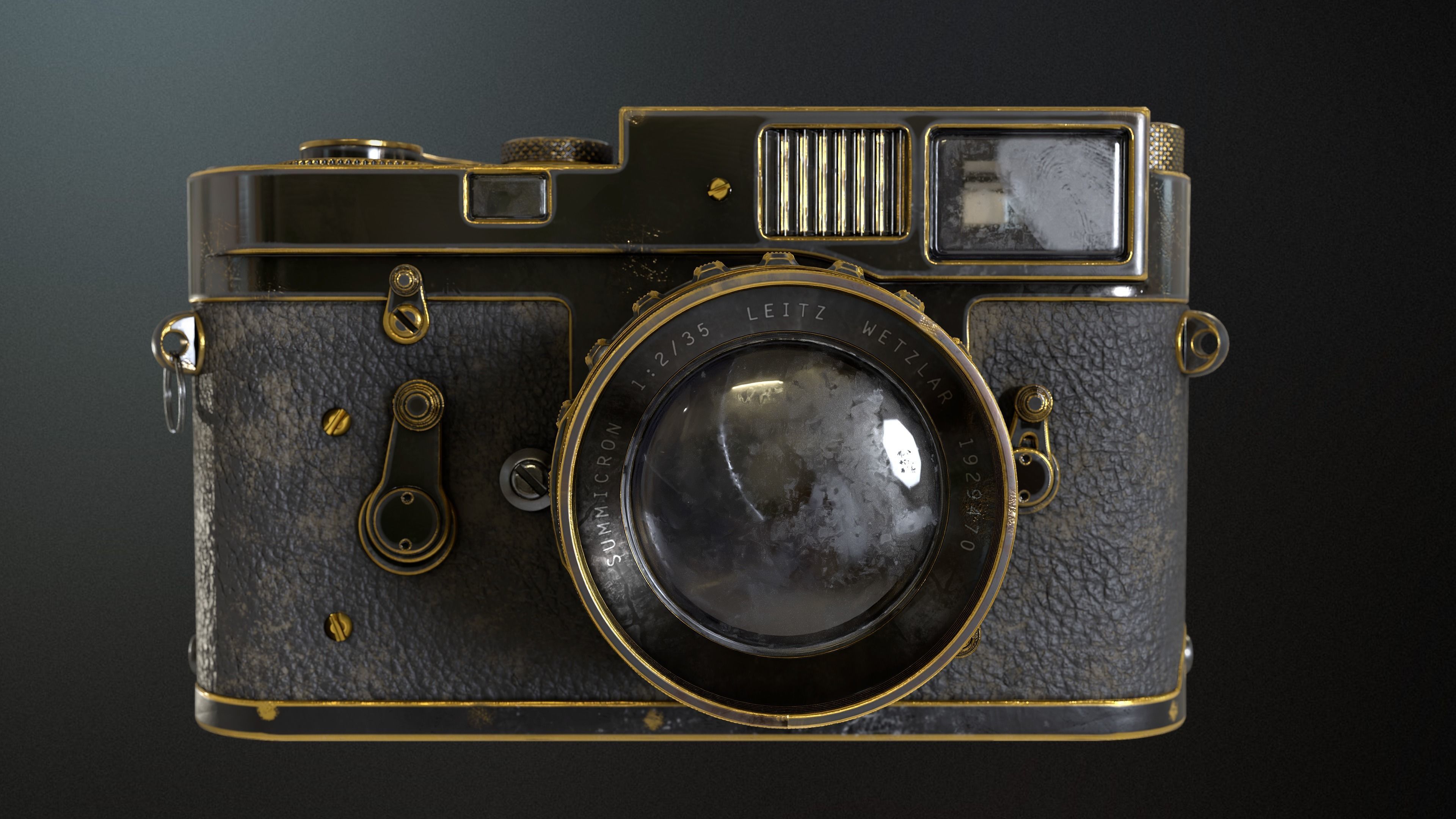 Old Camera Leica M2 3D model | CGTrader