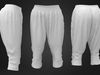 3D model Ladies Jersey Harem Capris VR / AR / low-poly | CGTrader
