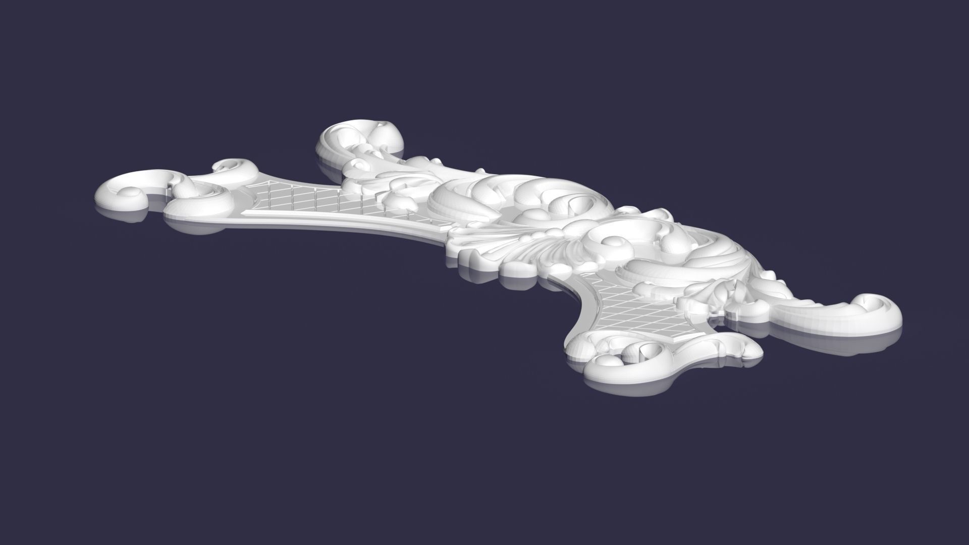 Engraving Ornament 3D model 3D printable | CGTrader