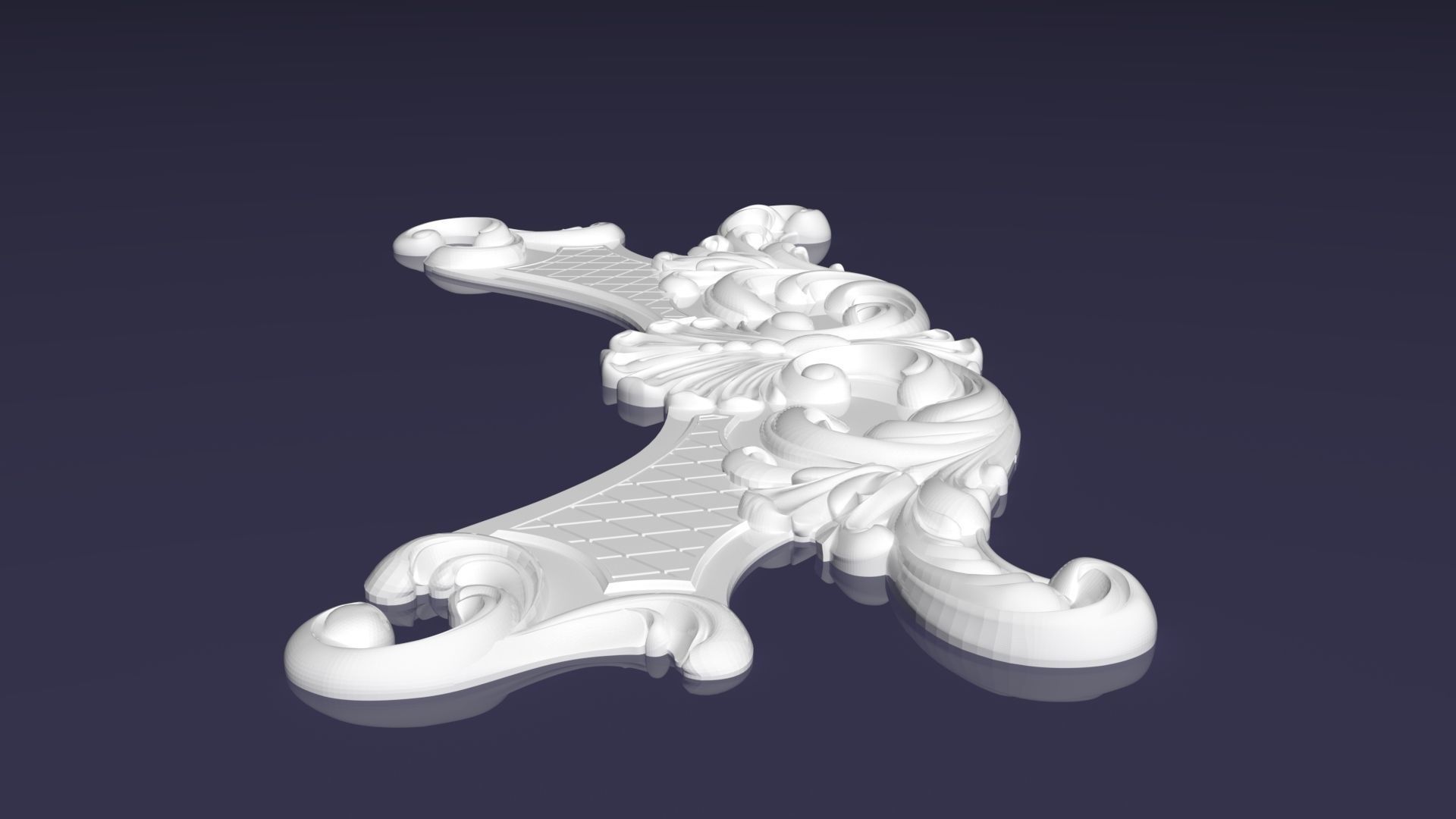 Engraving Ornament 3D model 3D printable | CGTrader