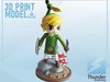 Minish Cap Toon Link - 3D PRINTABLE STATUE 3D model 3D printable | CGTrader