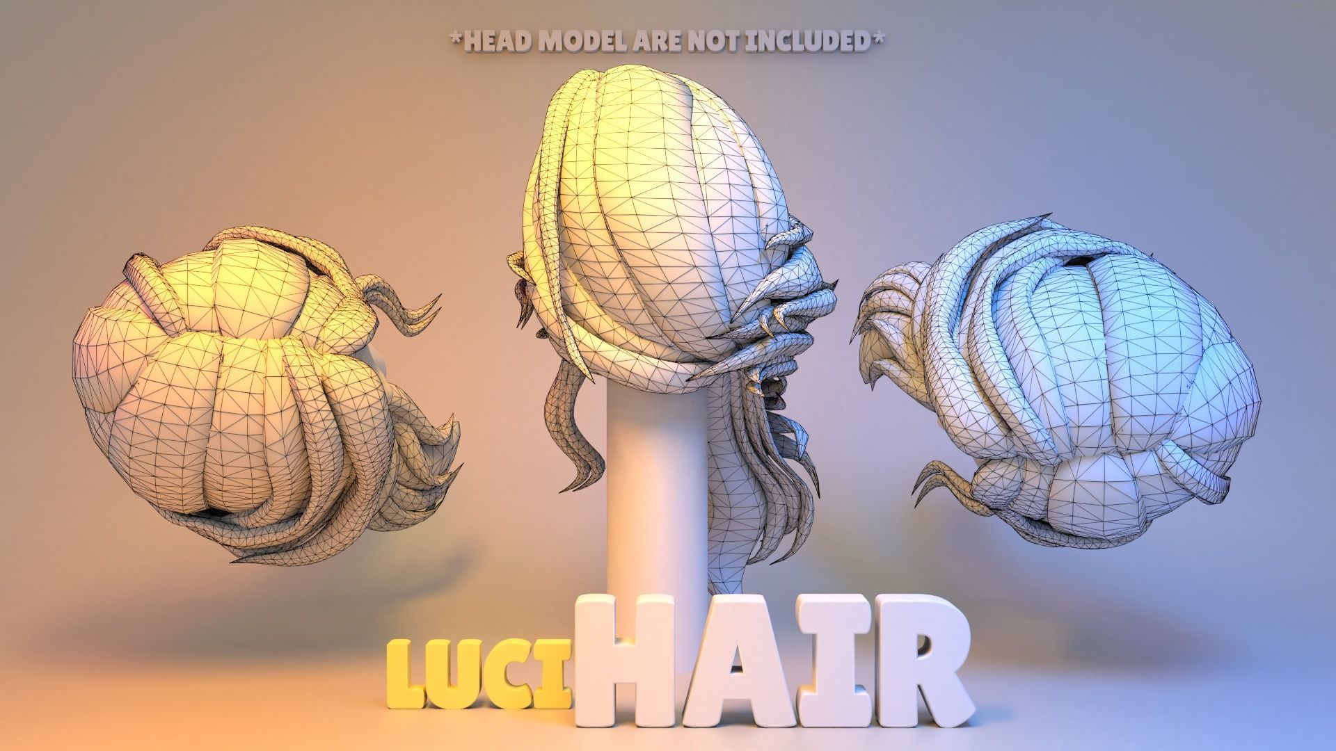 Luci Hair 3D model | CGTrader