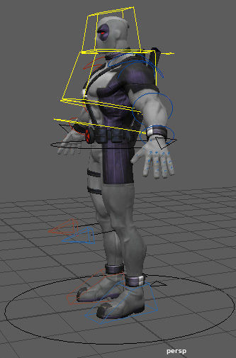 X Force DeadPool Rigged For 3D Animation 3D model rigged | CGTrader