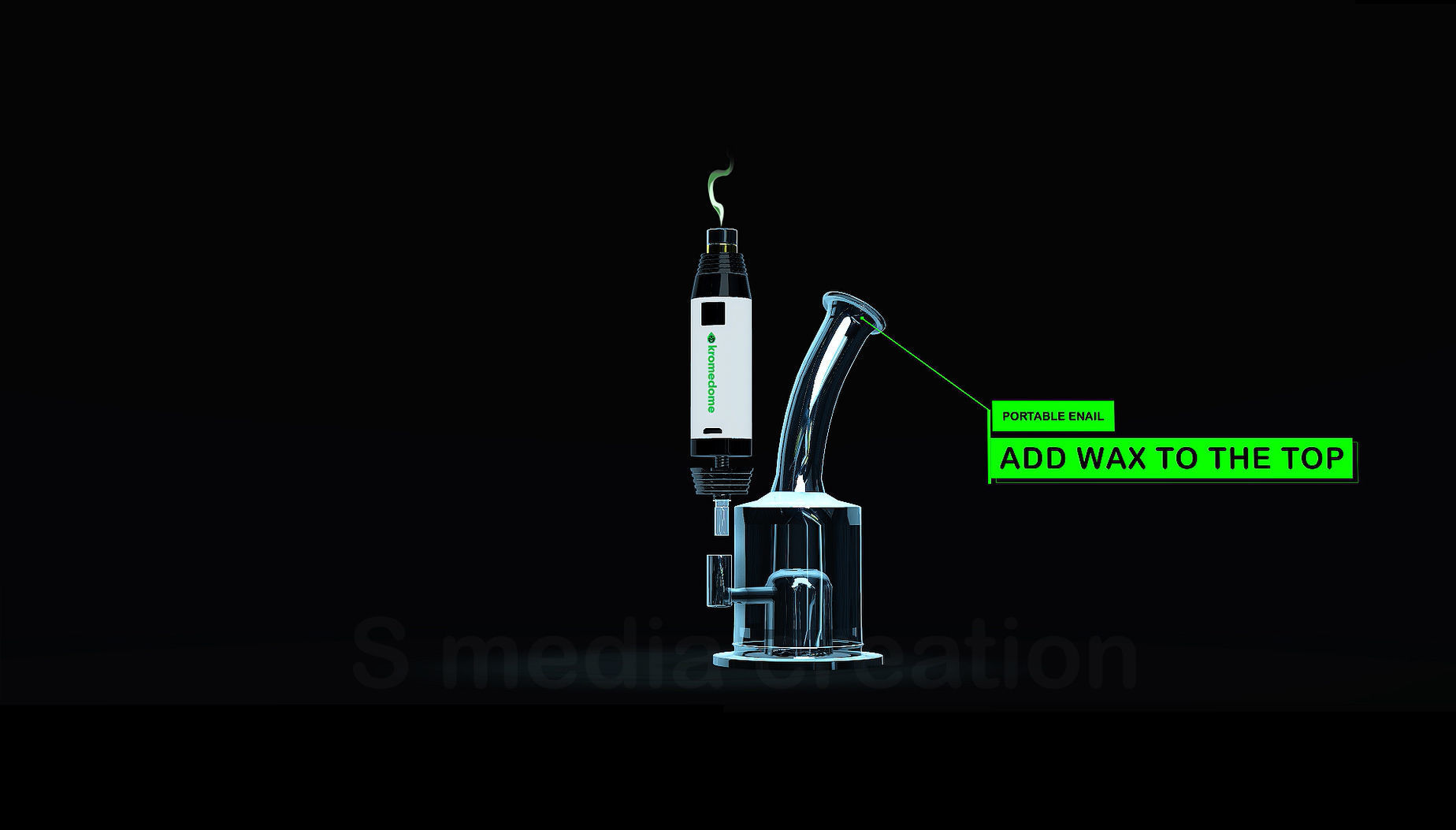 3D model Hokkah smoking cartrage enail rig VR / AR / low-poly | CGTrader