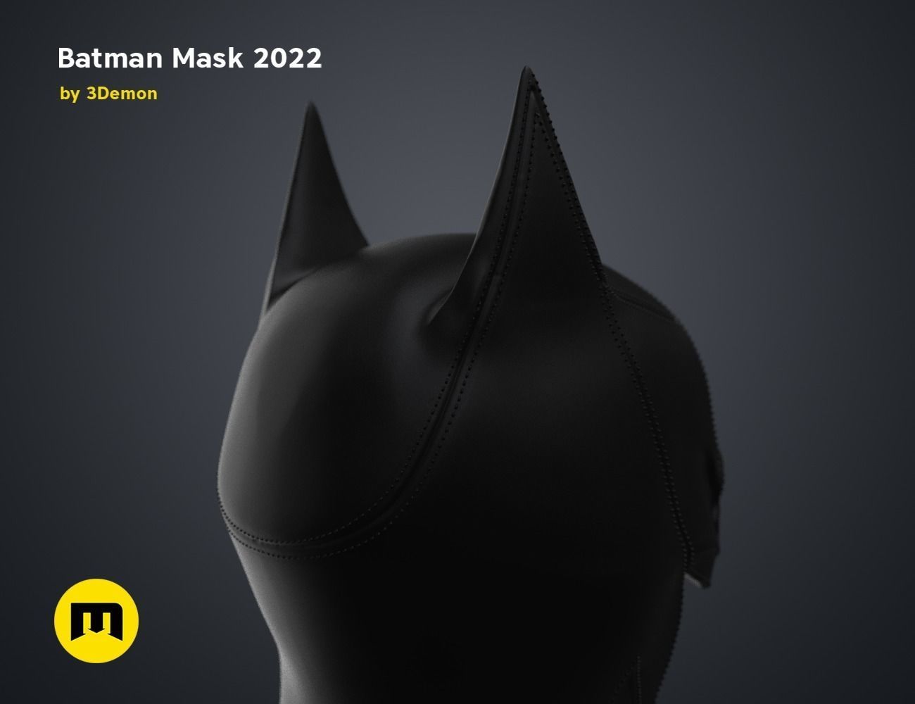 Batman Mask - The Batman 3D model 3D printable | CGTrader