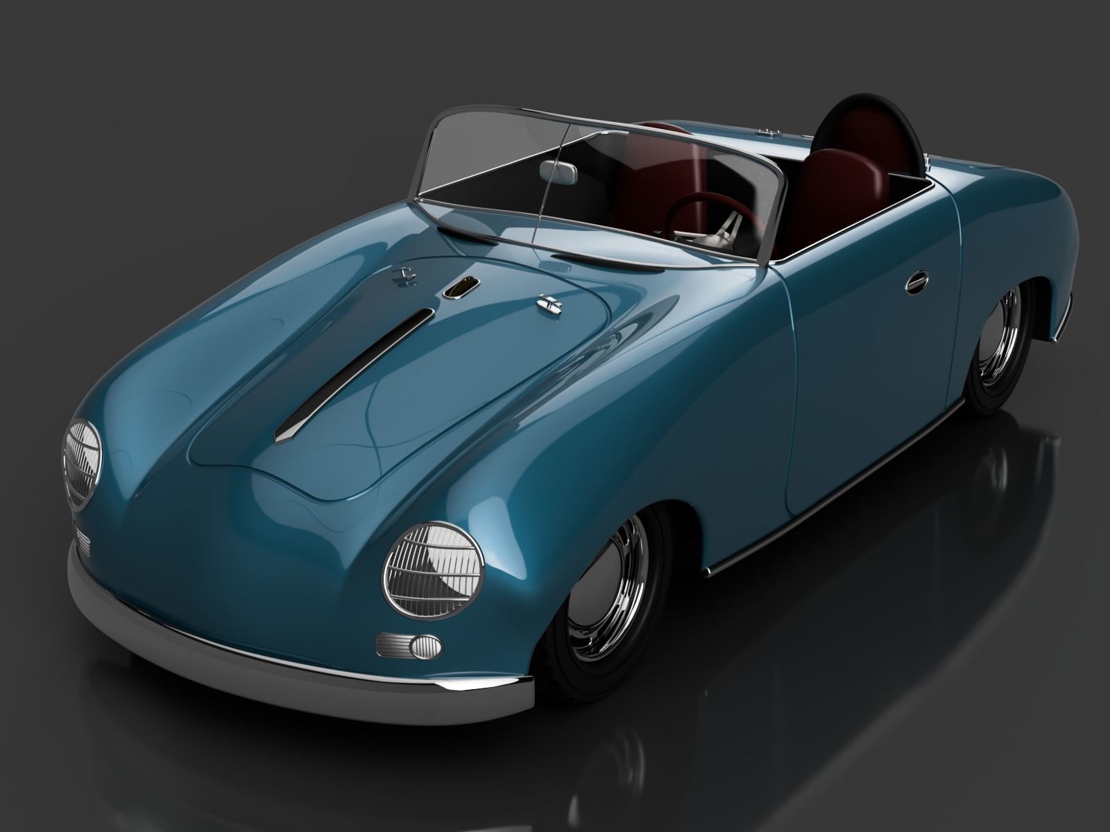 The porshe 356 model 3D model 3D printable | CGTrader