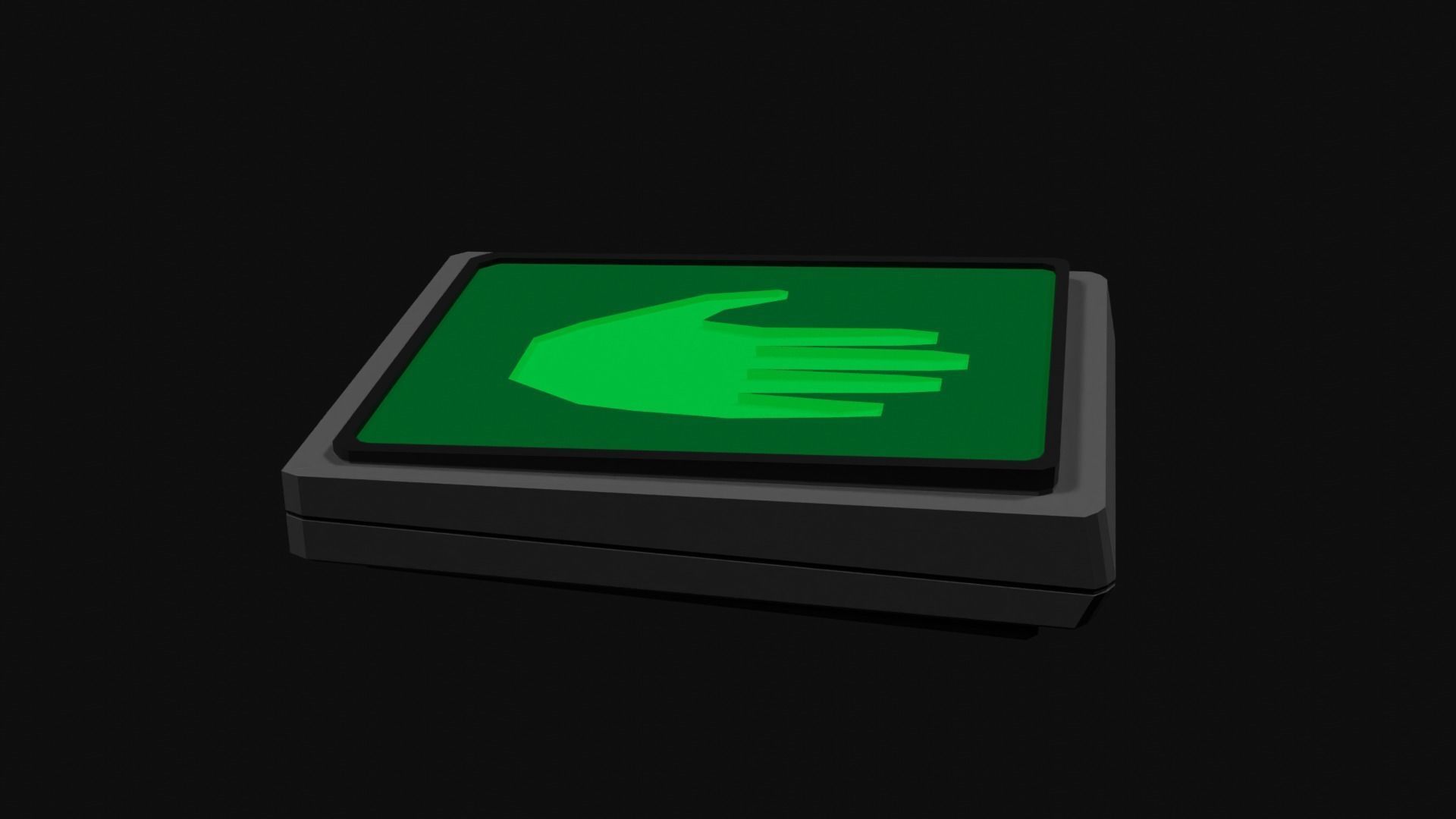 3D model Lowpoly Biometric Hand Scanner VR / AR / low-poly | CGTrader