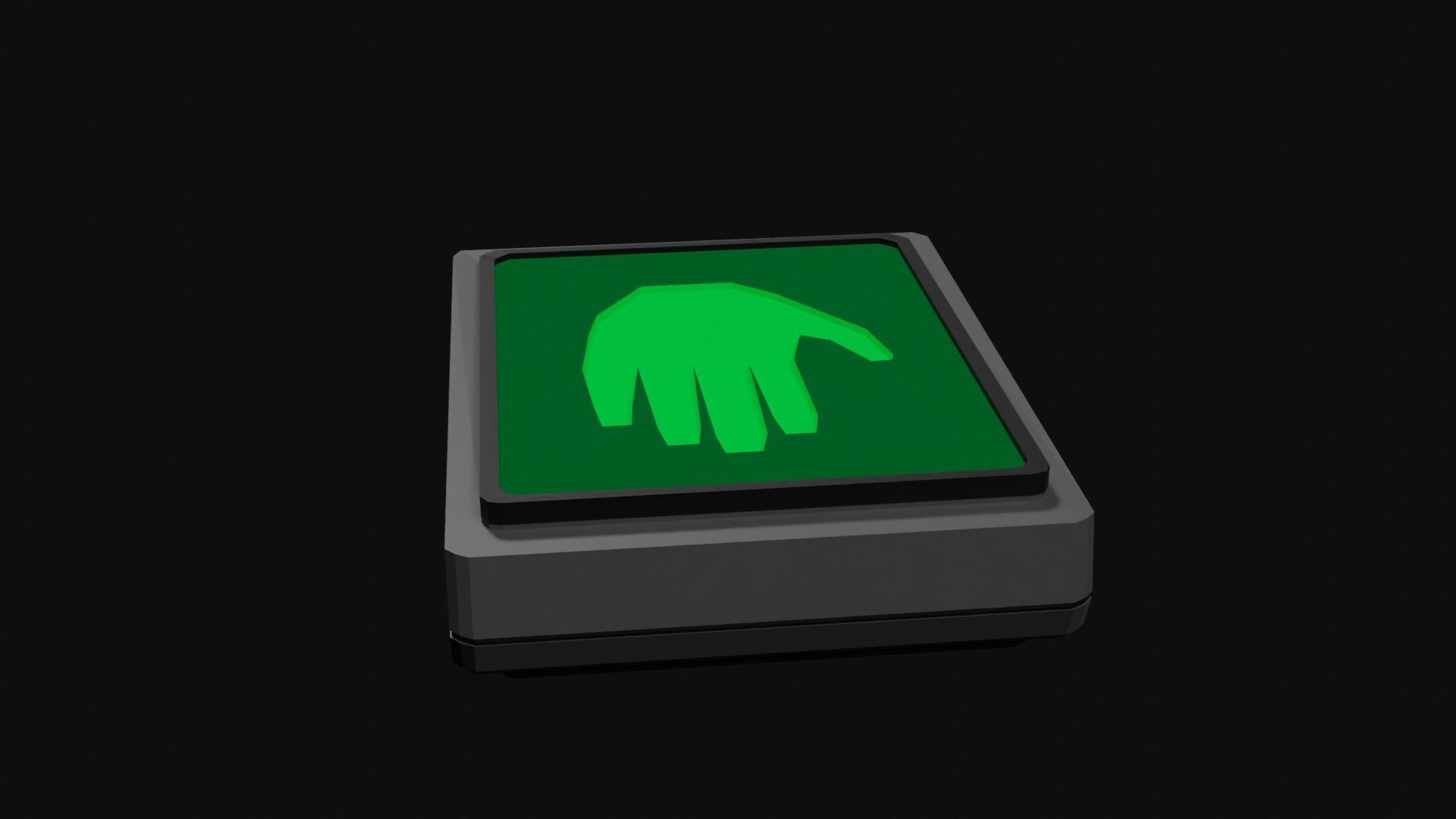 3D model Lowpoly Biometric Hand Scanner VR / AR / low-poly | CGTrader