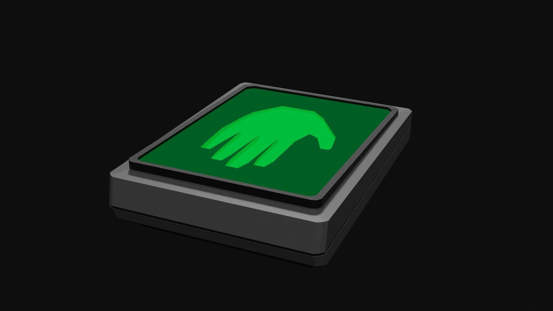 3D model Lowpoly Biometric Hand Scanner VR / AR / low-poly | CGTrader