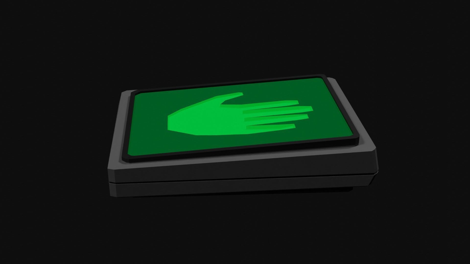 3D model Lowpoly Biometric Hand Scanner VR / AR / low-poly | CGTrader