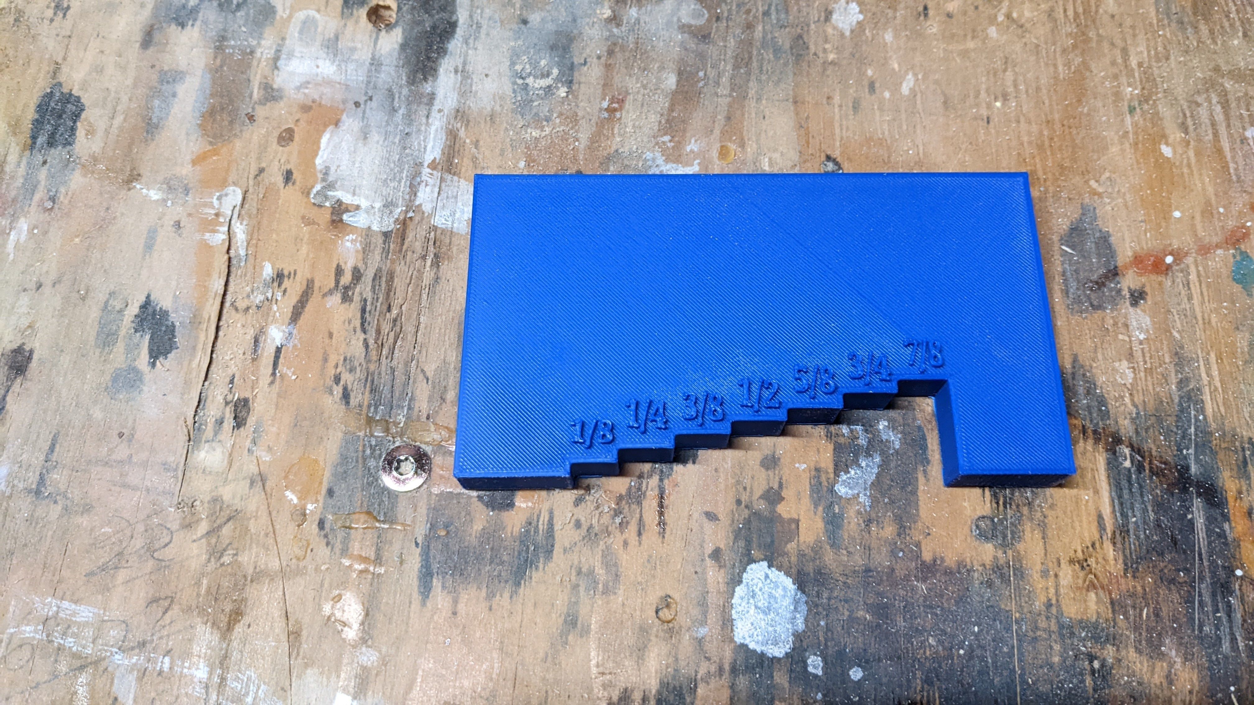Table Saw Blade Height Depth Gauge 3D model 3D printable | CGTrader