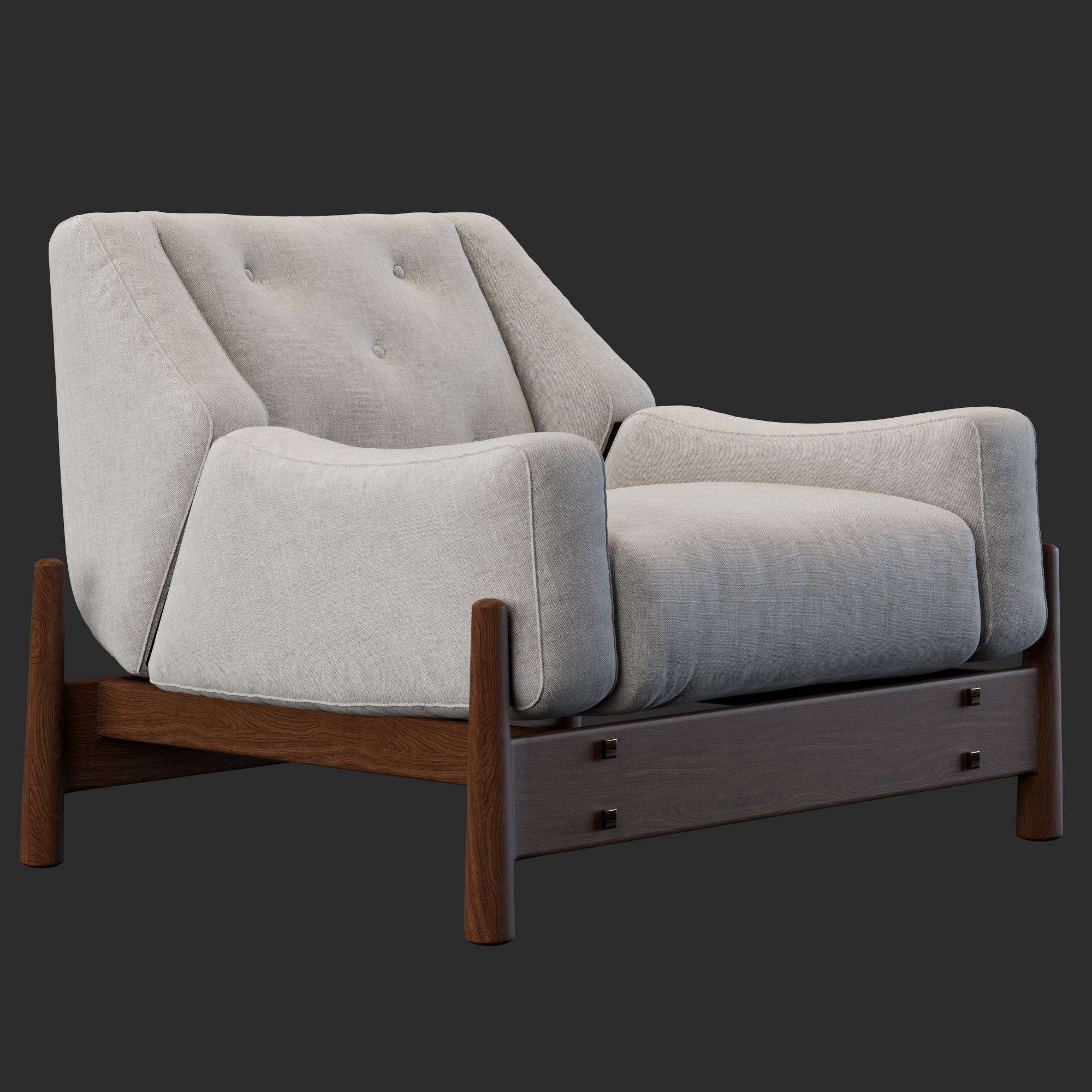 Poltrona Cimo 3D model | CGTrader