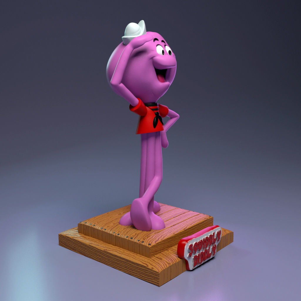 Squiddly Diddly - 15 cm 3D model 3D printable | CGTrader