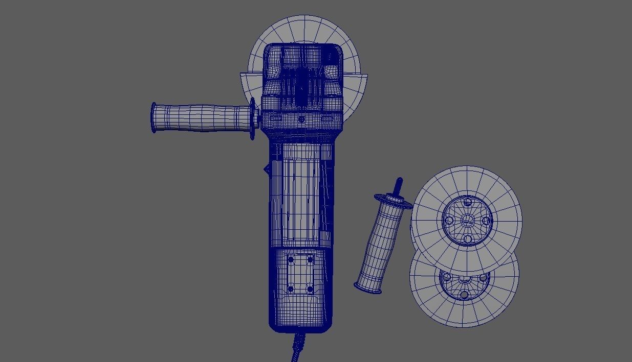 Angle Grinder 3D Model 3D model | CGTrader