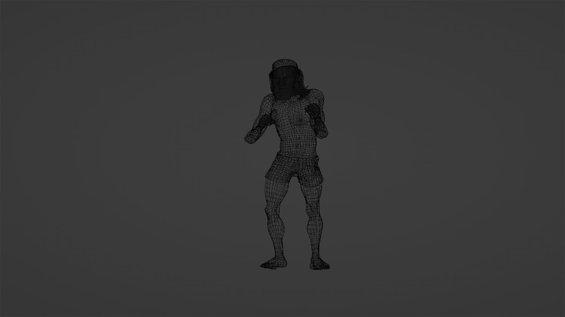 Old male boxer free 3D model animated rigged | CGTrader