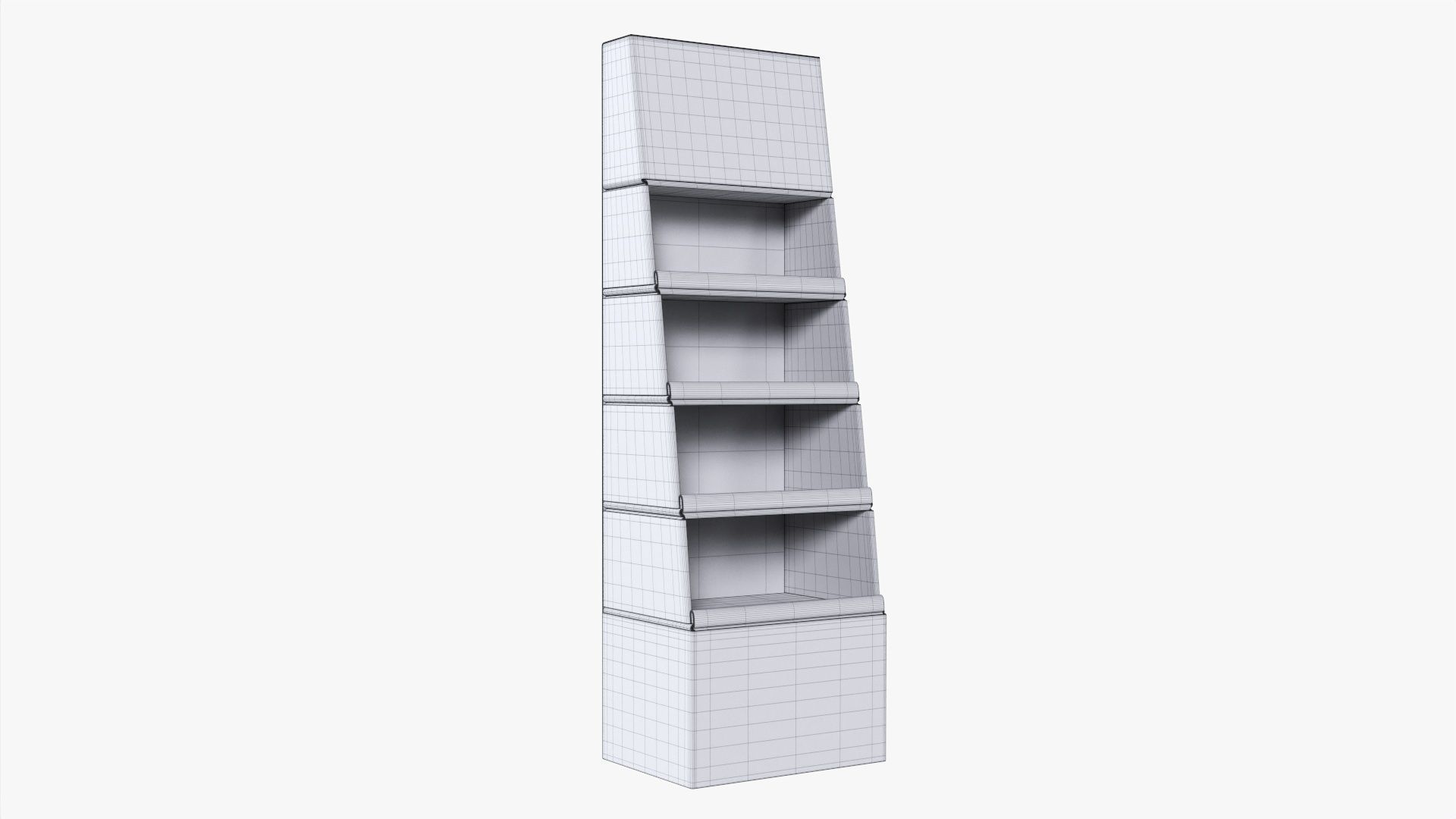 Cardboard display stand 3D model | CGTrader