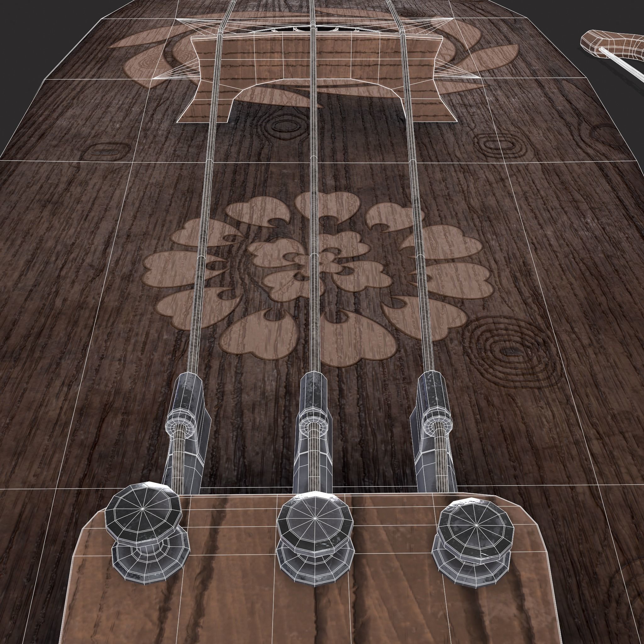 3D model Nordic Jouhikko Instrument VR / AR / low-poly | CGTrader