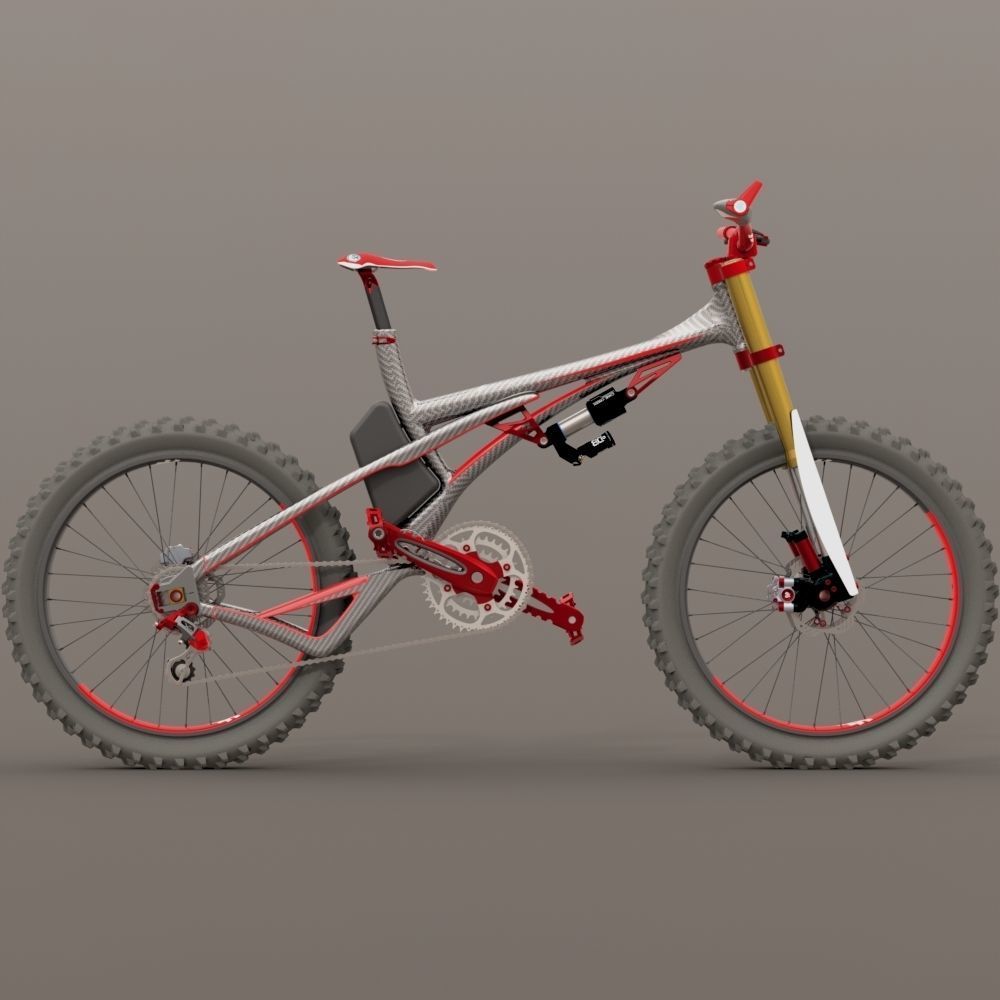 Graphics that off-road bikes can make 3D model 3D printable | CGTrader
