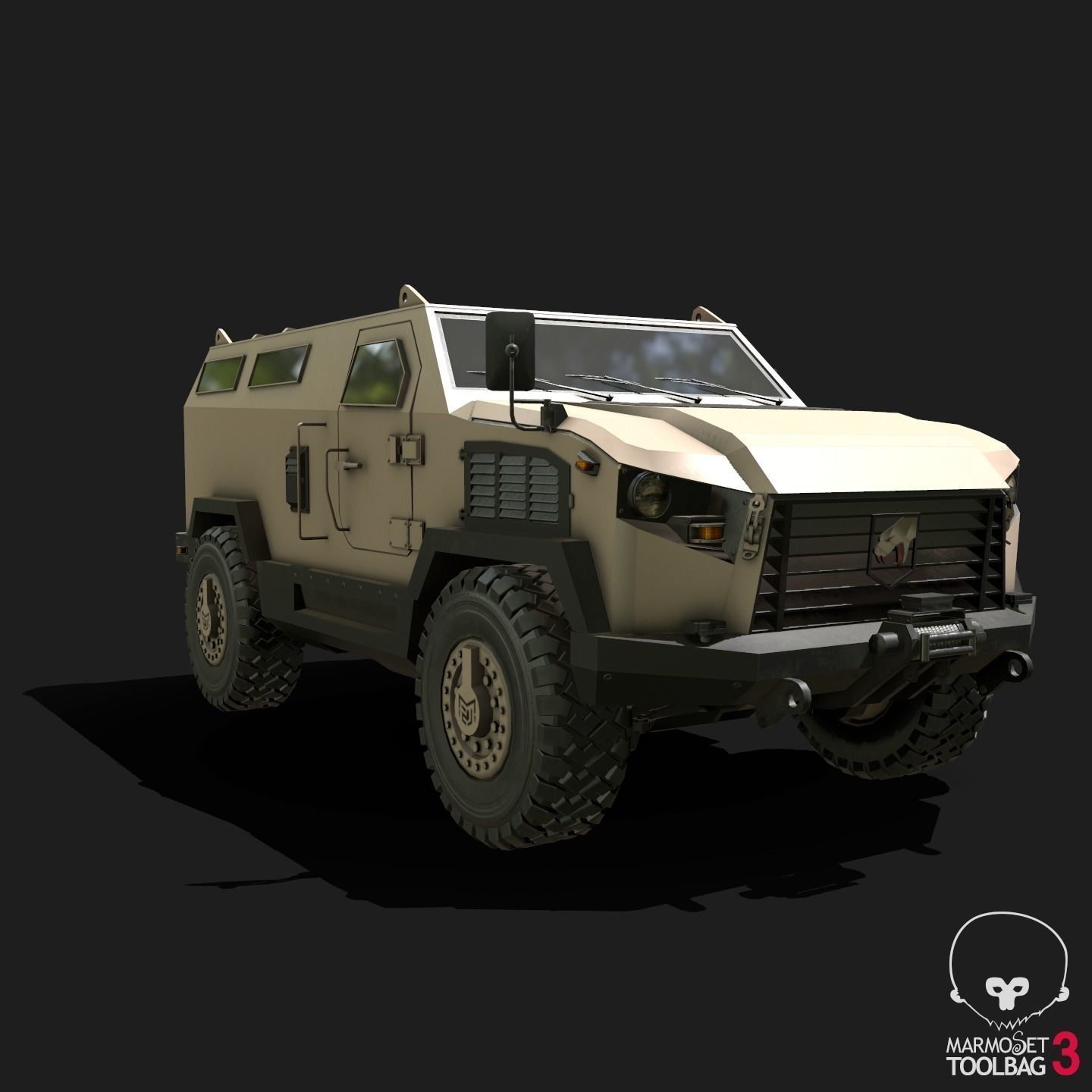 3D model VIPER 4x4 MRAP APC VR / AR / low-poly | CGTrader