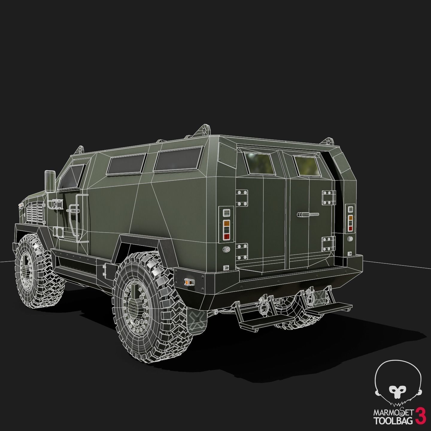 3D model VIPER 4x4 MRAP APC VR / AR / low-poly | CGTrader