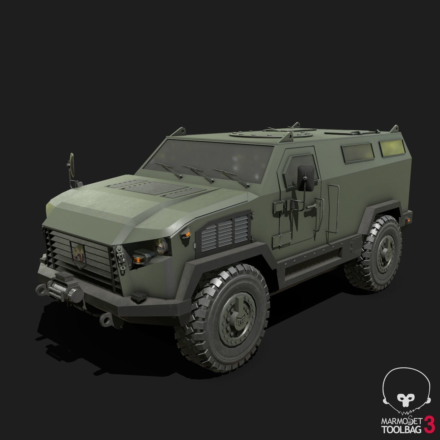 3D model VIPER 4x4 MRAP APC VR / AR / low-poly | CGTrader