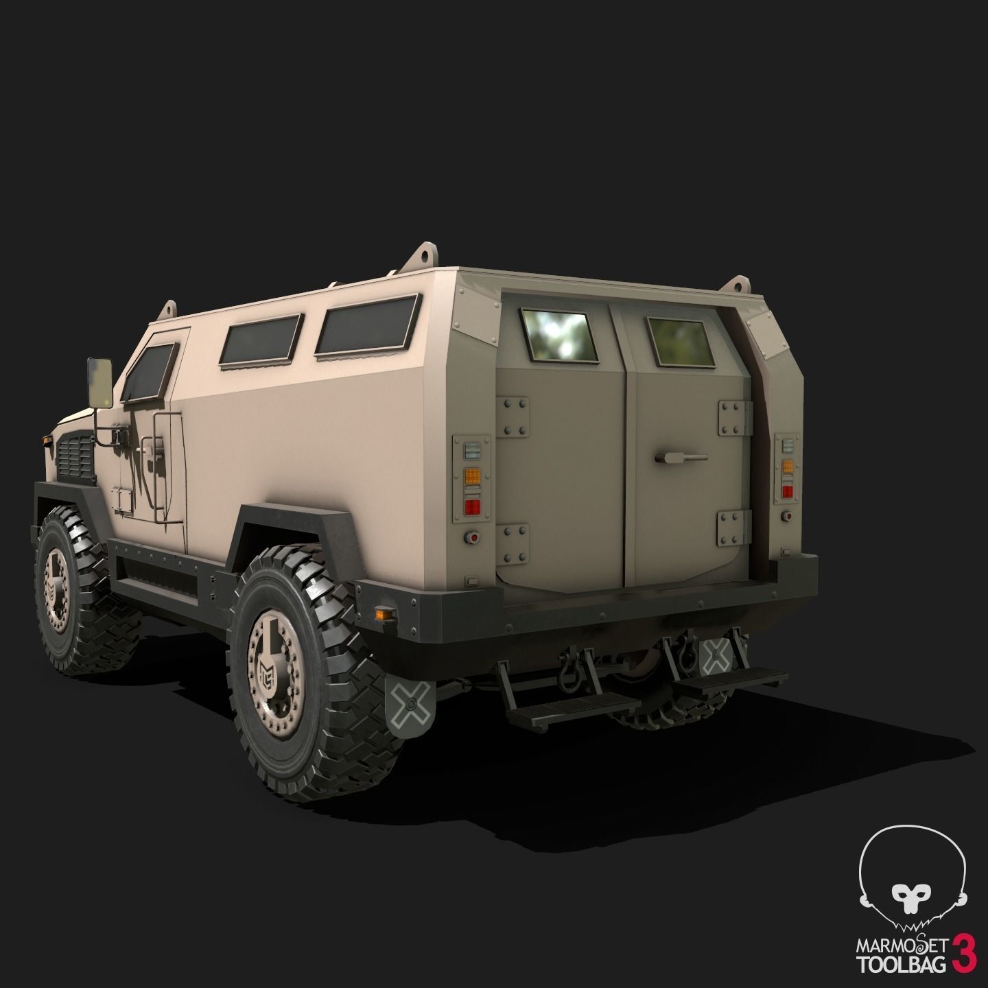 3D model VIPER 4x4 MRAP APC VR / AR / low-poly | CGTrader