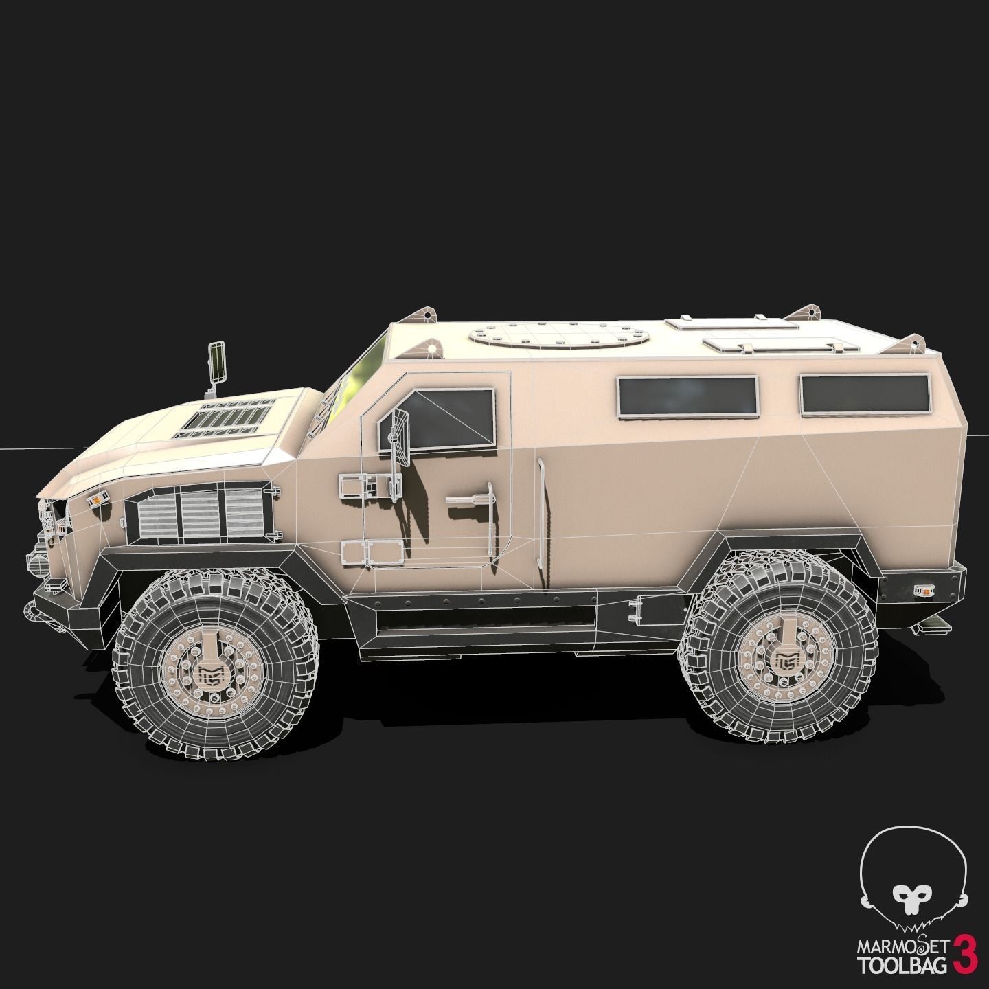 3D model VIPER 4x4 MRAP APC VR / AR / low-poly | CGTrader