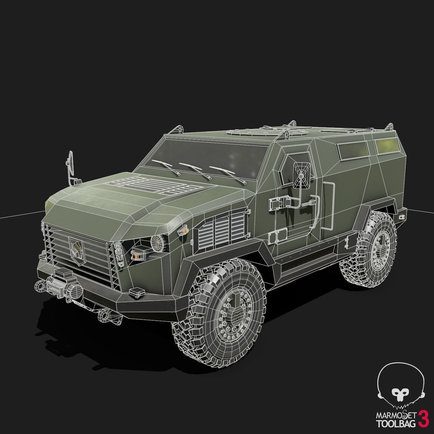 3D model VIPER 4x4 MRAP APC VR / AR / low-poly | CGTrader