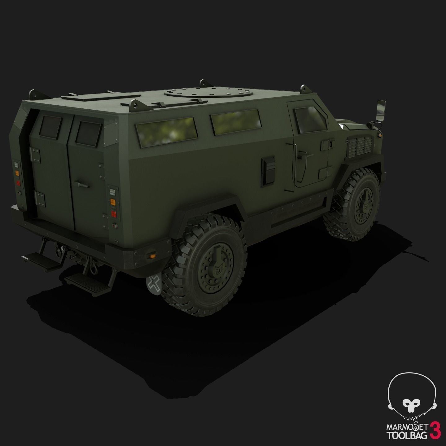 3D model VIPER 4x4 MRAP APC VR / AR / low-poly | CGTrader
