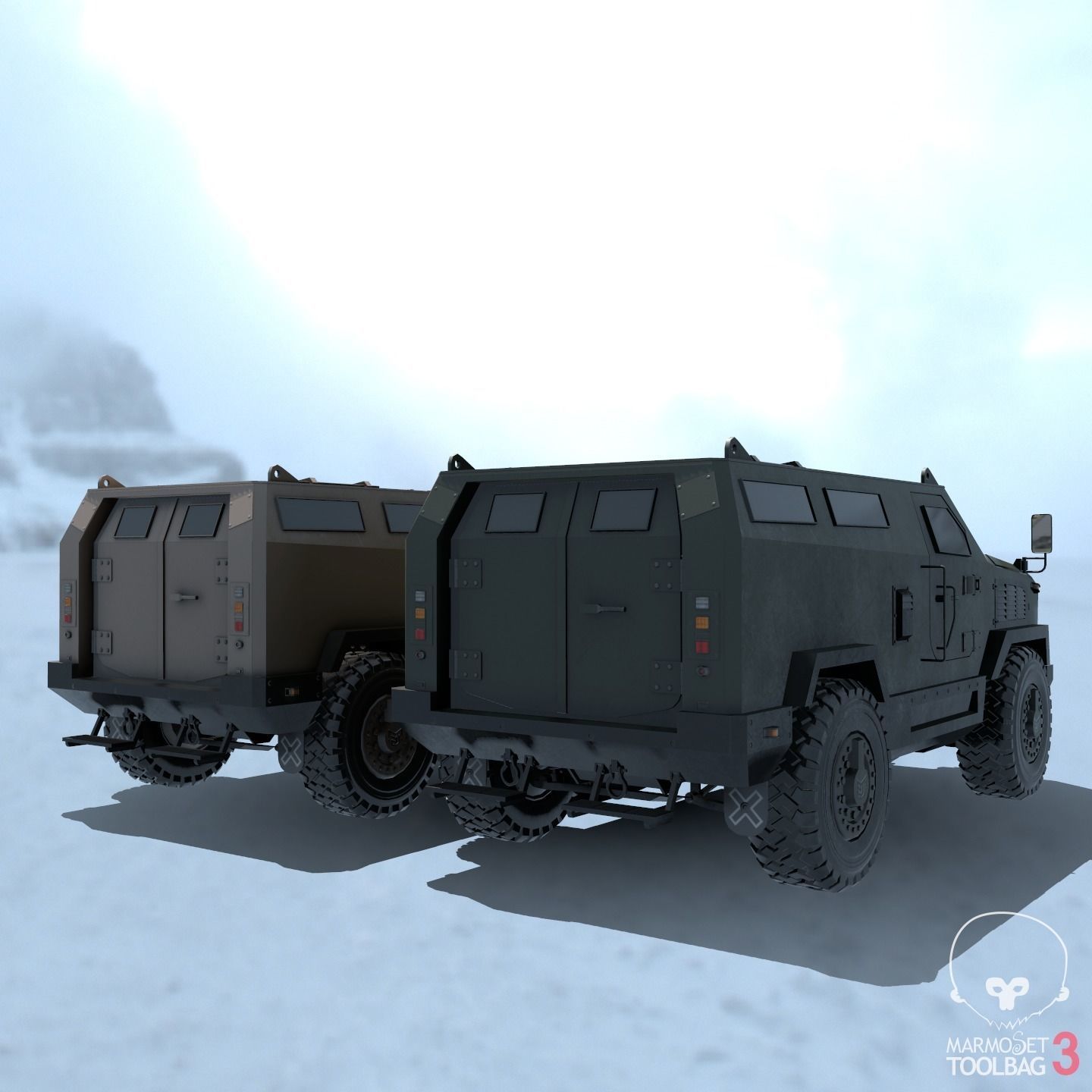 3D model VIPER 4x4 MRAP APC VR / AR / low-poly | CGTrader