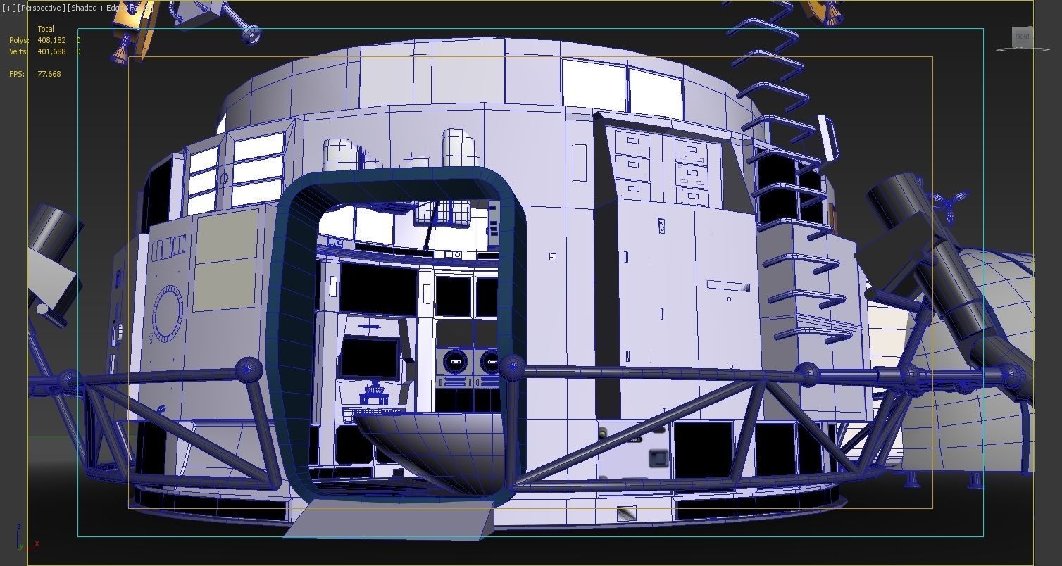 Space Ecological Park 3D model | CGTrader