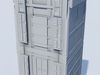futuristic building 01 - gits set 3D model | CGTrader