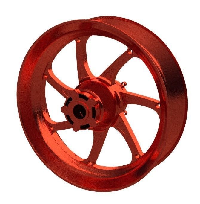 motorcycle wheels oz racing 3D model | CGTrader