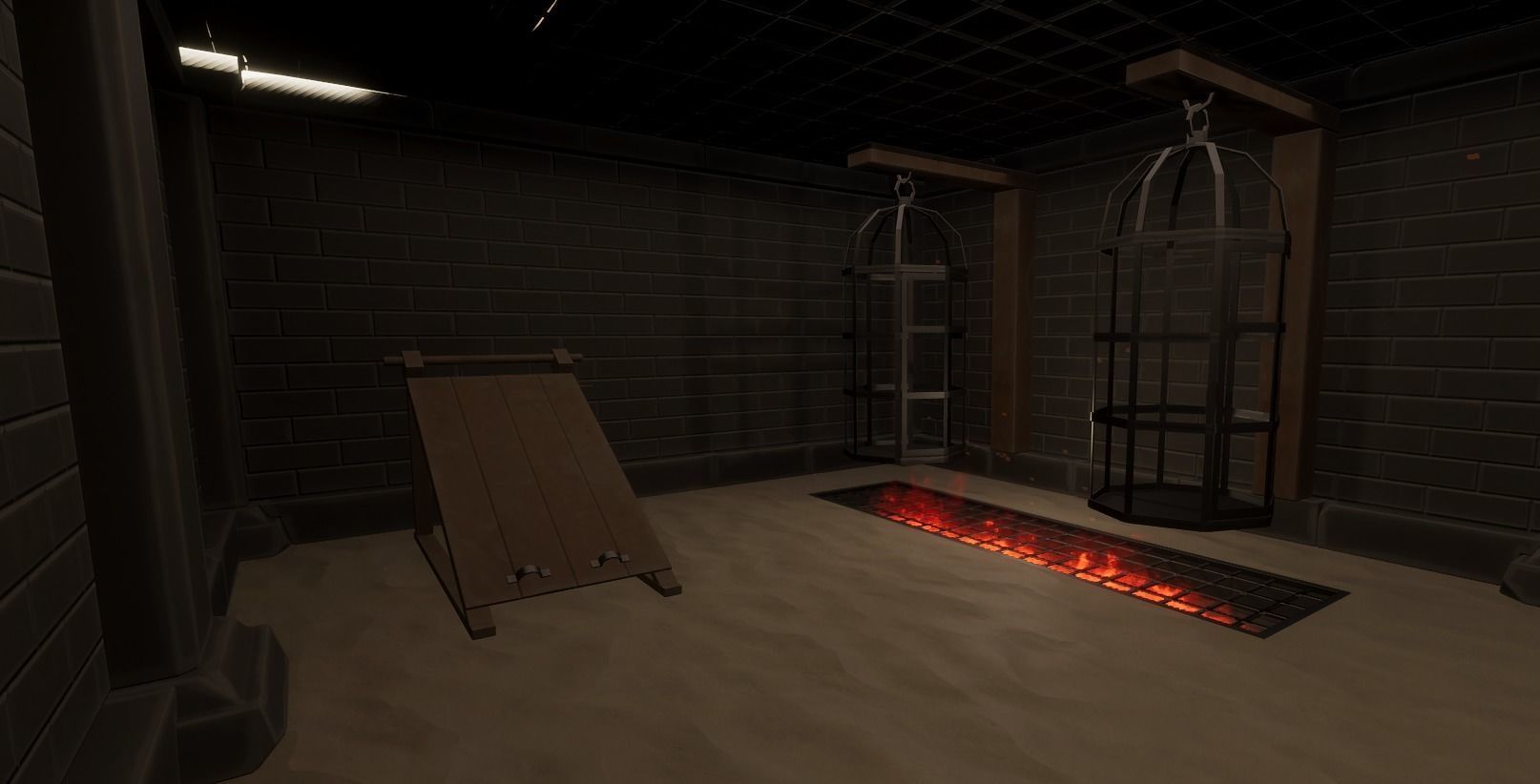 3D model Stylized Fantasy Prison Level Kit Interior and Exterior VR ...