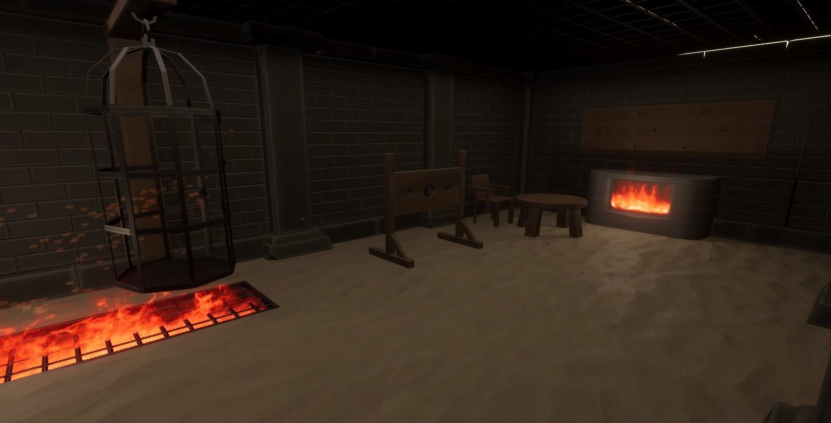 3D model Stylized Fantasy Prison Level Kit Interior and Exterior VR ...