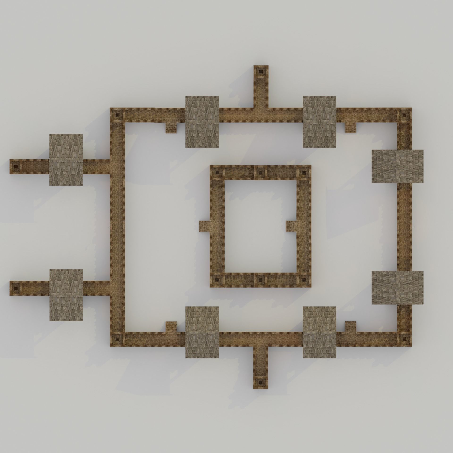 Stone fort free VR / AR / low-poly 3D model | CGTrader