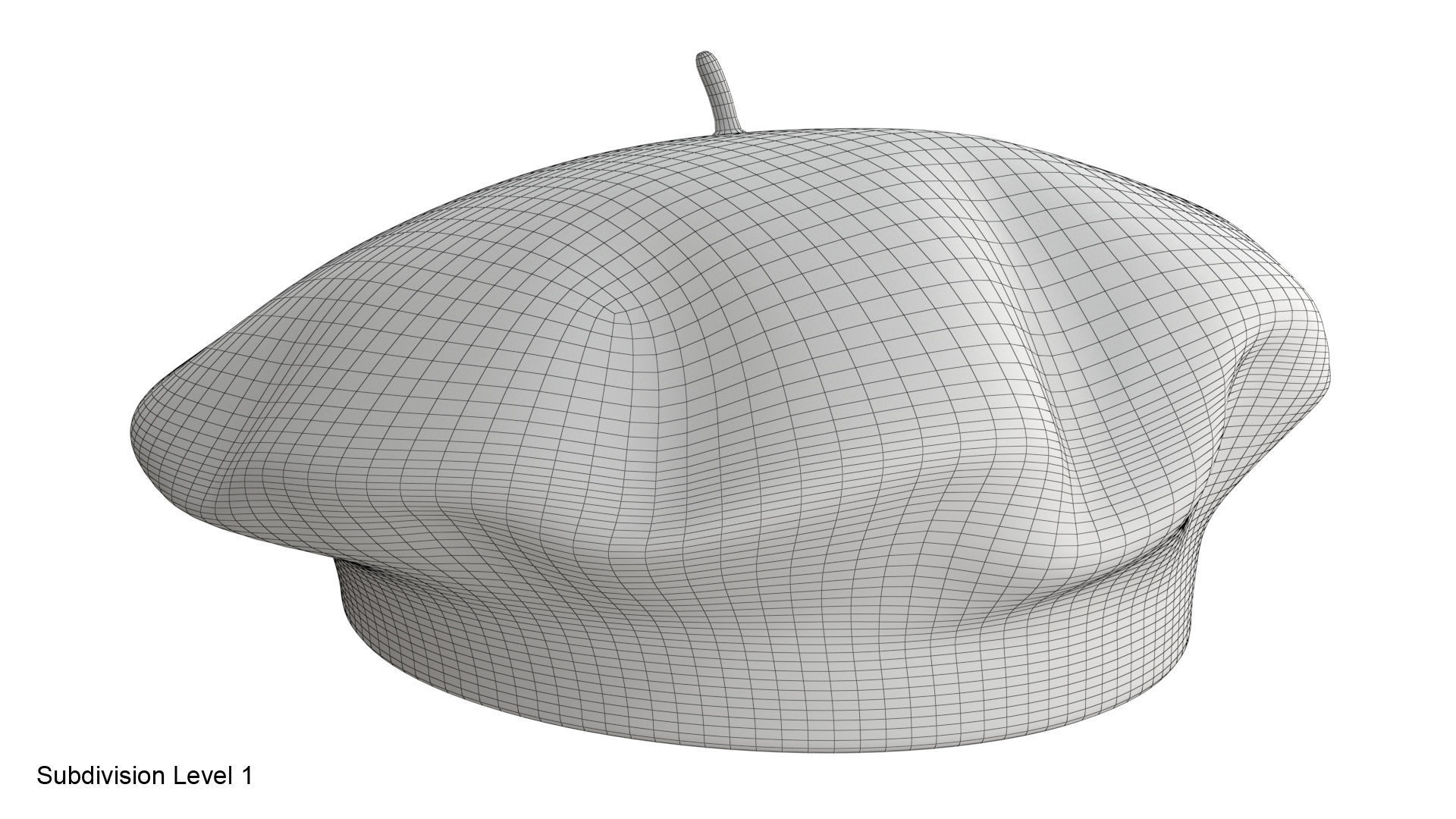 Beret hat 3D model | CGTrader