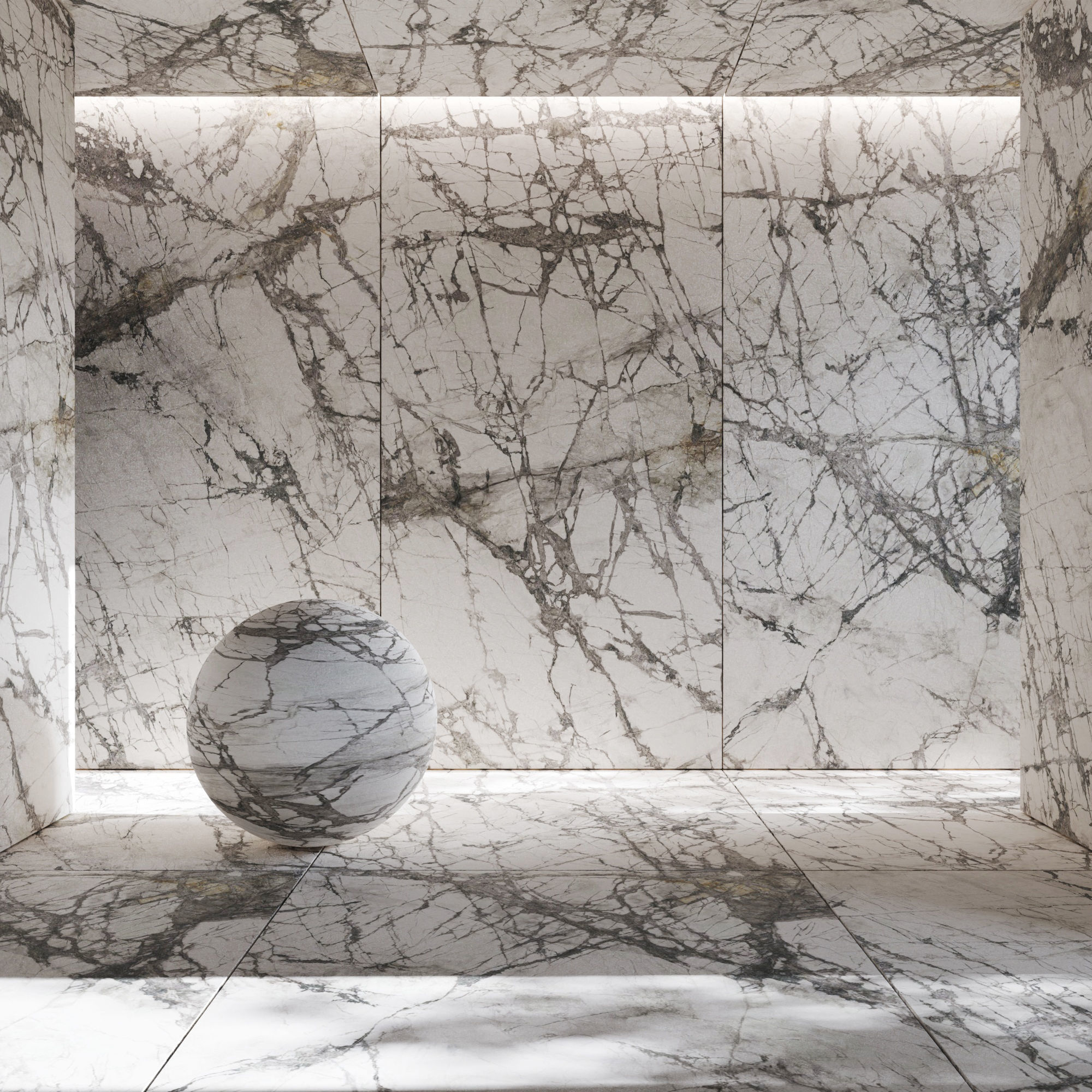 Porcelain tiles Calacatta gray Texture | CGTrader