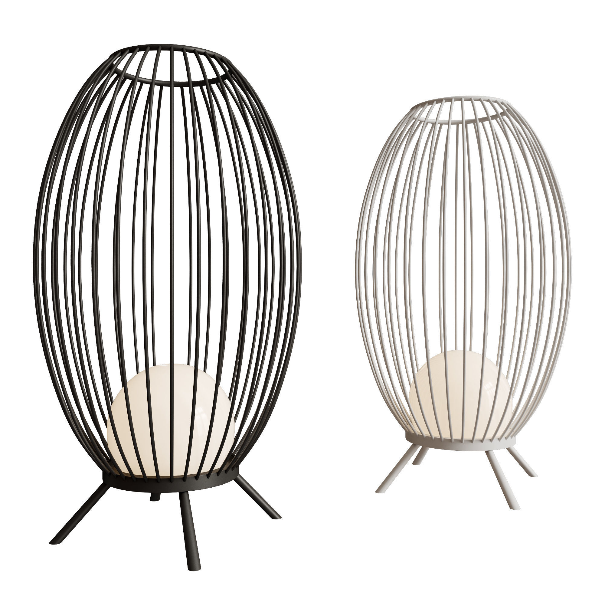 Faro Barcelona CAGE LED 3D model | CGTrader