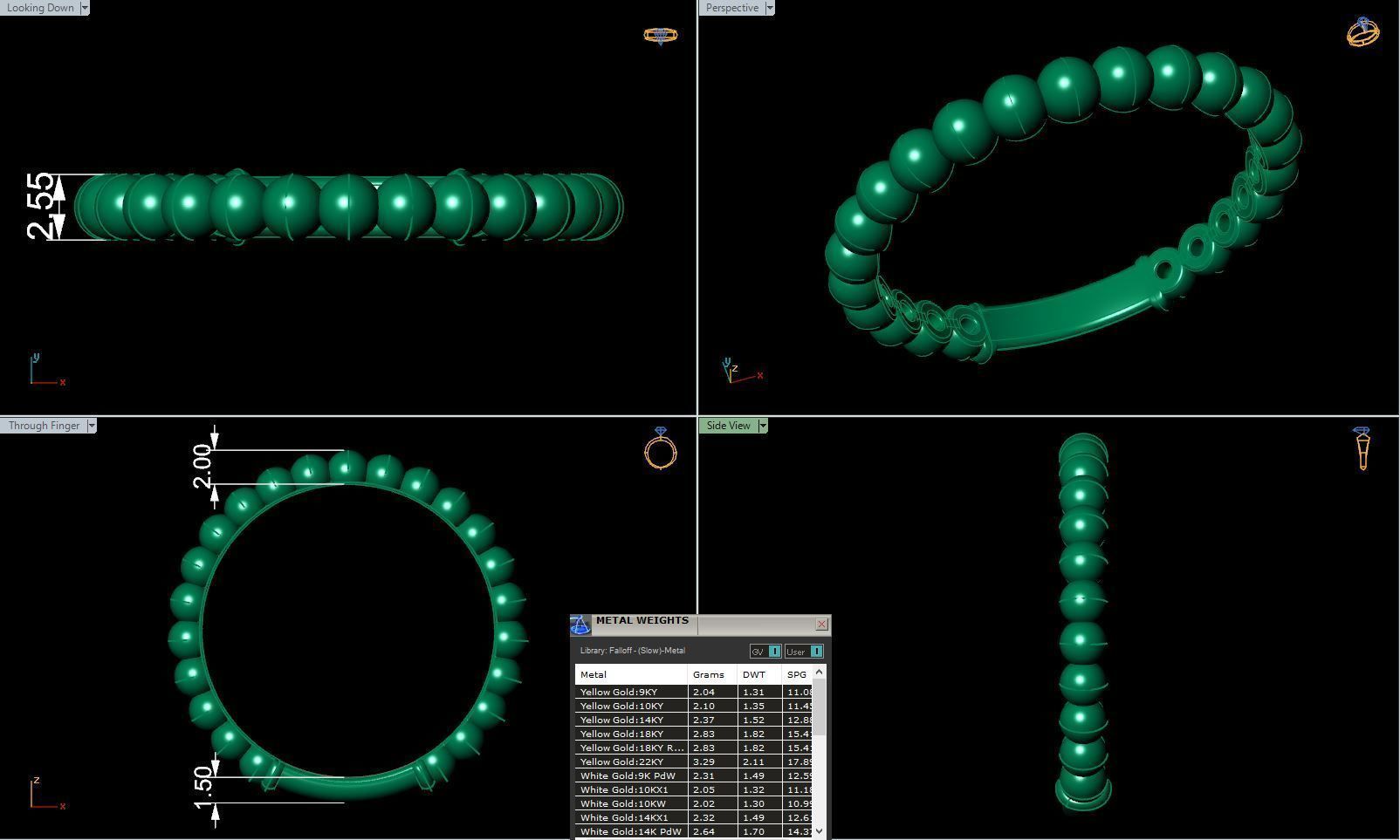 Band ring balls printable 3d model 3D model 3D printable | CGTrader