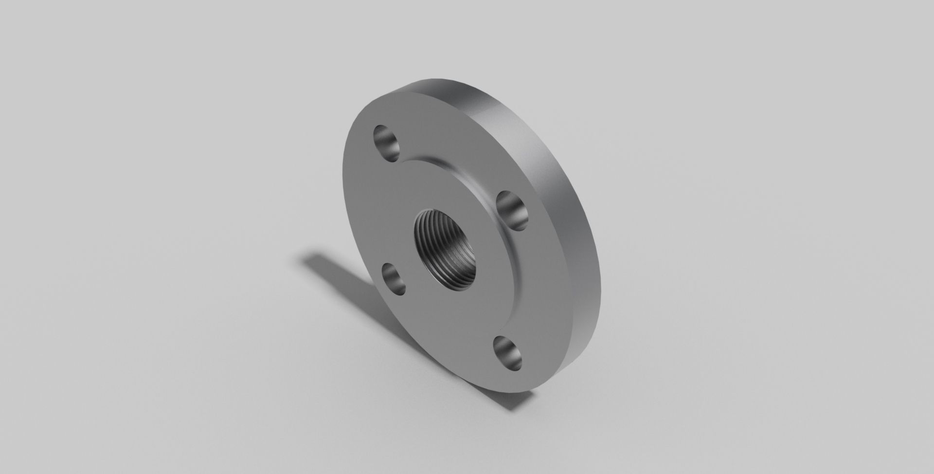 3-4 Inch BSP - Threaded flange - Autodesk Inventor 3D model | CGTrader