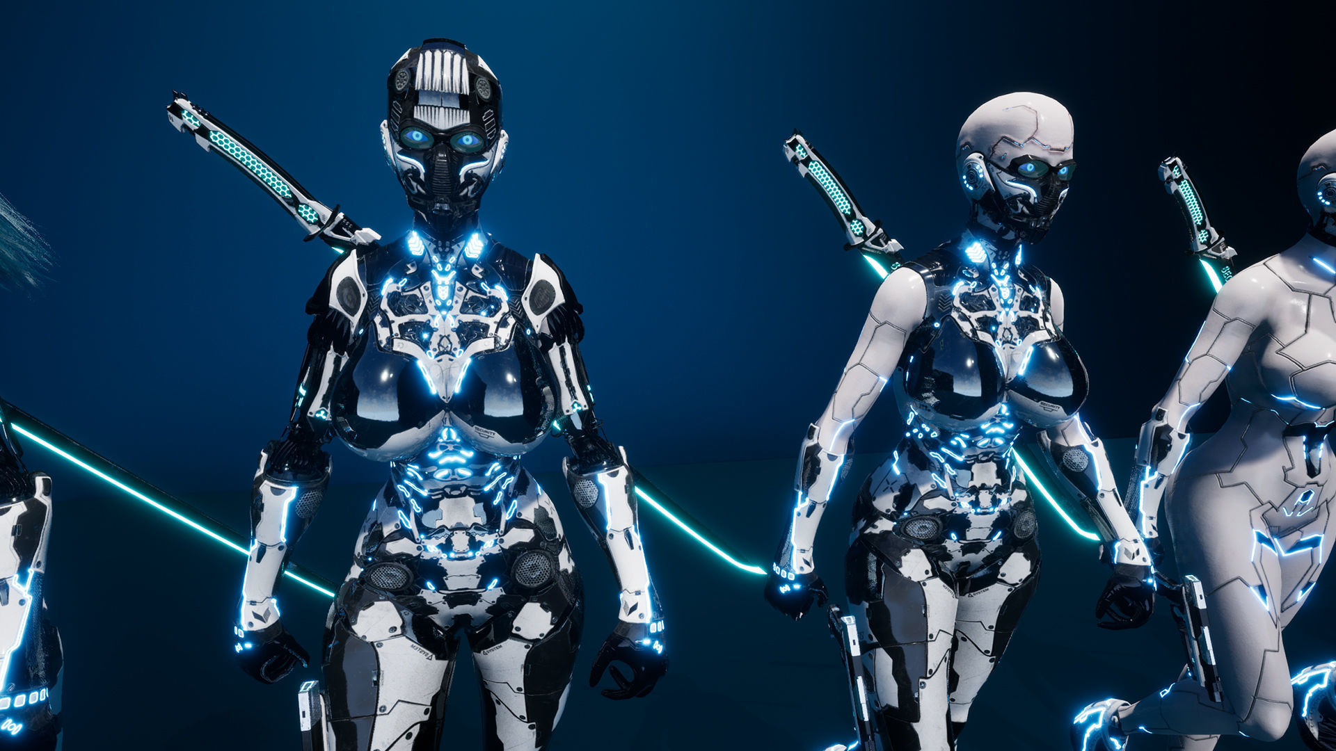 3D model Robot Girl 2 VR / AR / low-poly | CGTrader