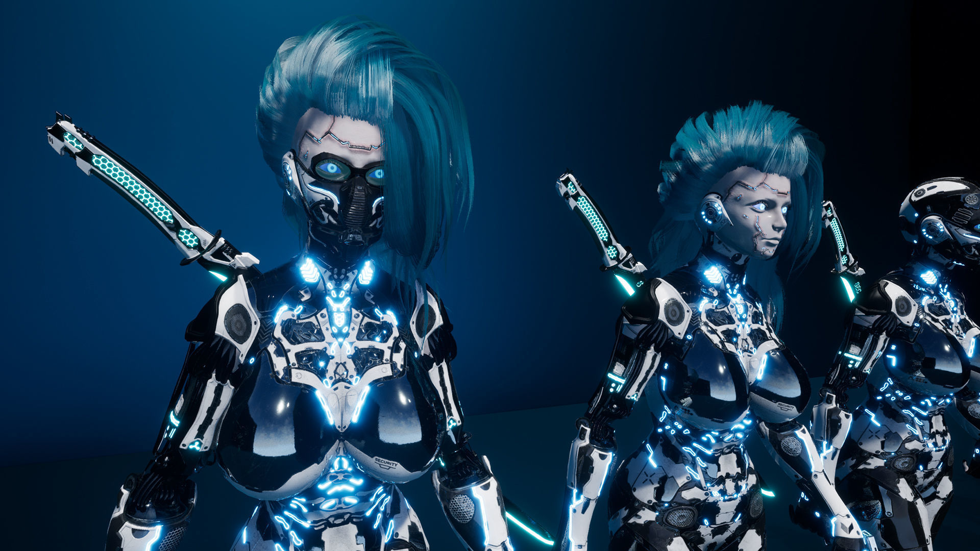 3D model Robot Girl 2 VR / AR / low-poly | CGTrader