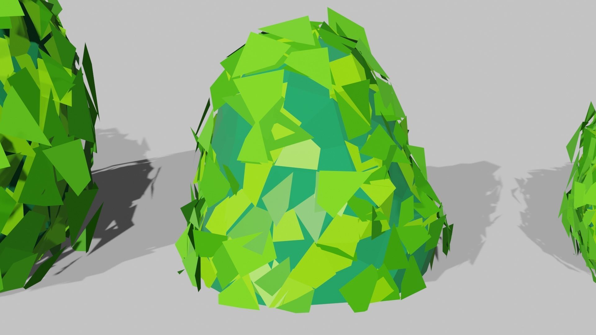 3D model Stylized Low-Poly Bush Pack 1 VR / AR / low-poly | CGTrader