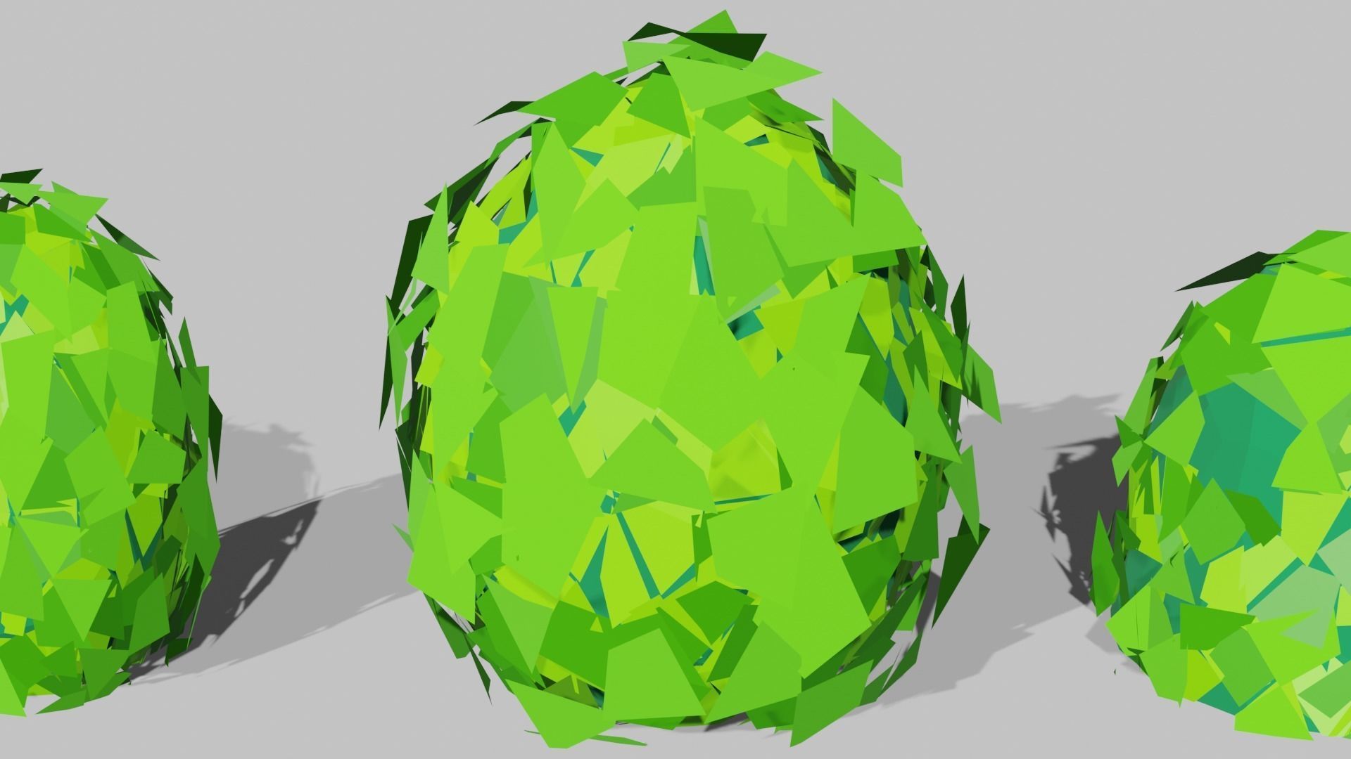 3D model Stylized Low-Poly Bush Pack 1 VR / AR / low-poly | CGTrader