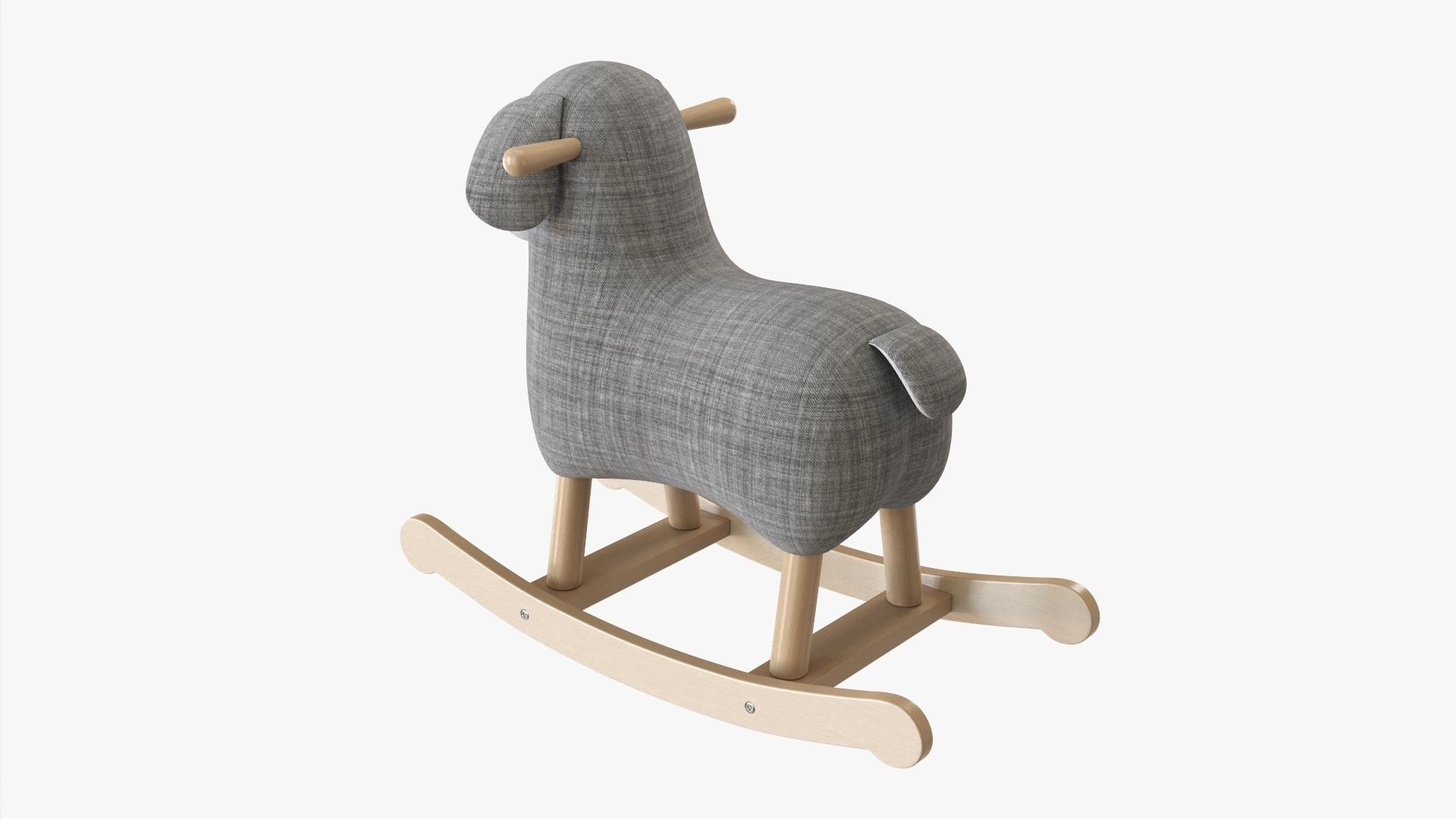 Rocking lamb ride-on 3D model | CGTrader