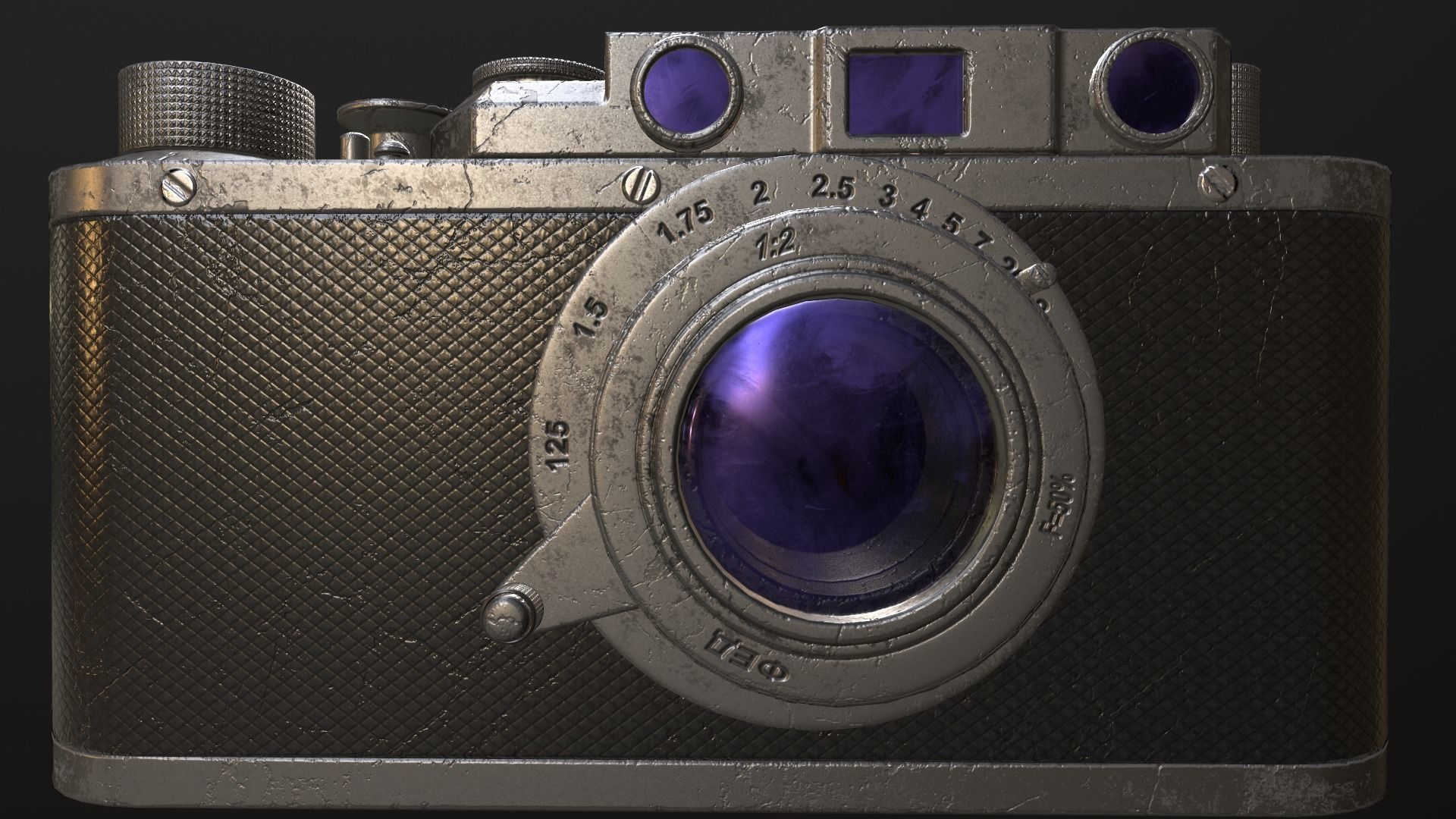 3D model FED-1 camera VR / AR / low-poly | CGTrader