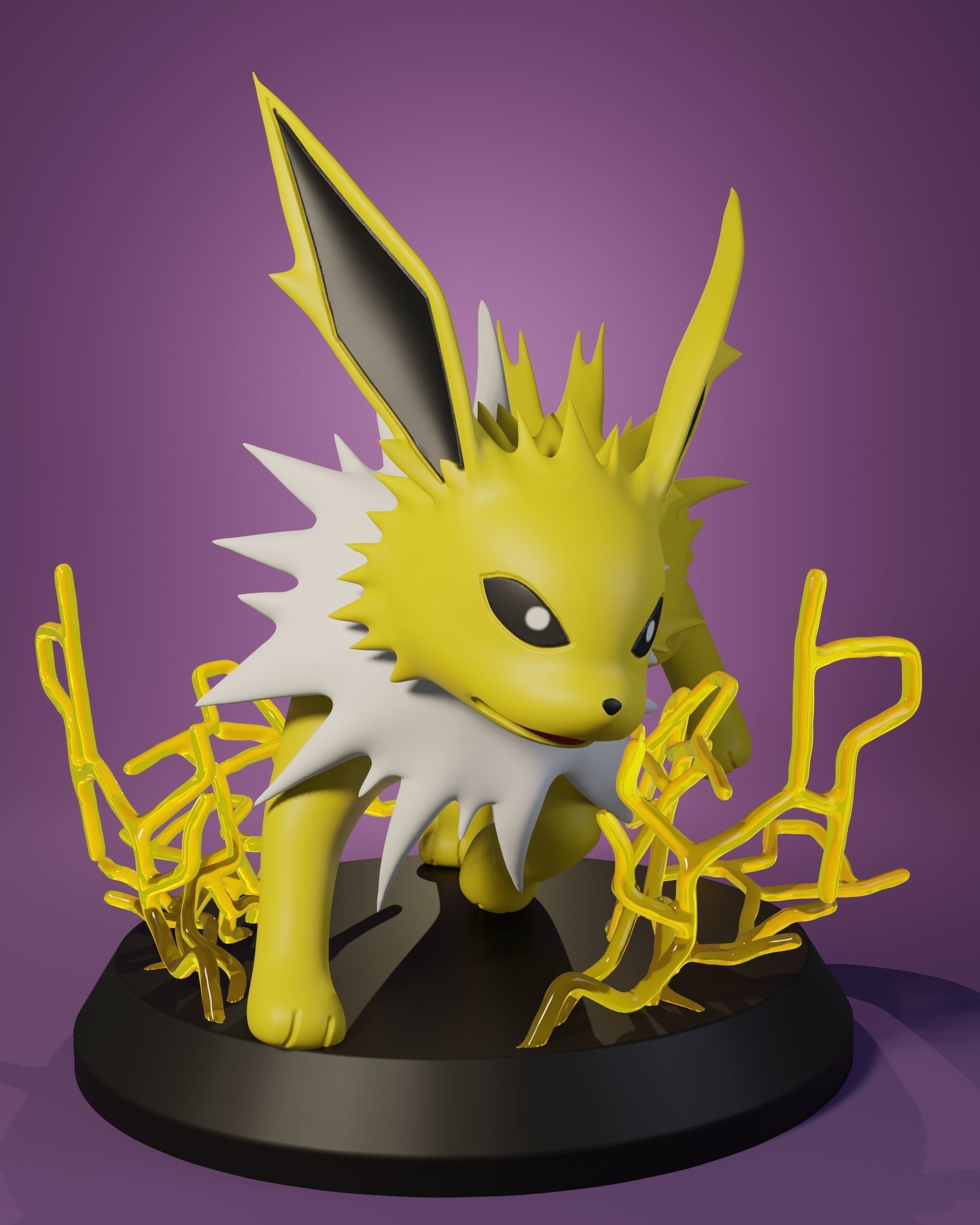 Pokemon jolteon 3D model 3D printable | CGTrader
